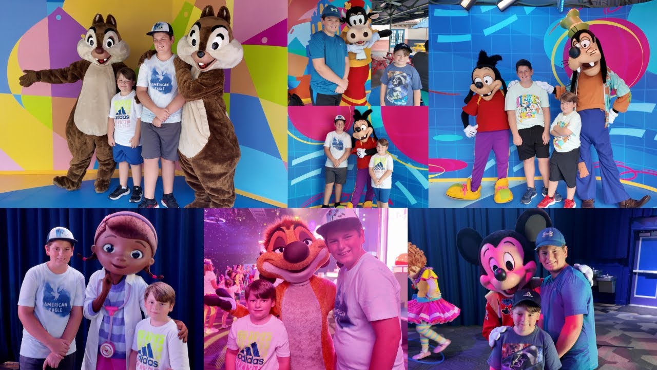 Donald Duck Pluto Max Goofy Mickey Mouse Timon meet & Greets Hollywood ...