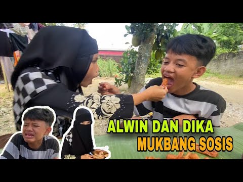 ALWIN DAN DIKA MUKBANG SOSIS!!! - YouTube