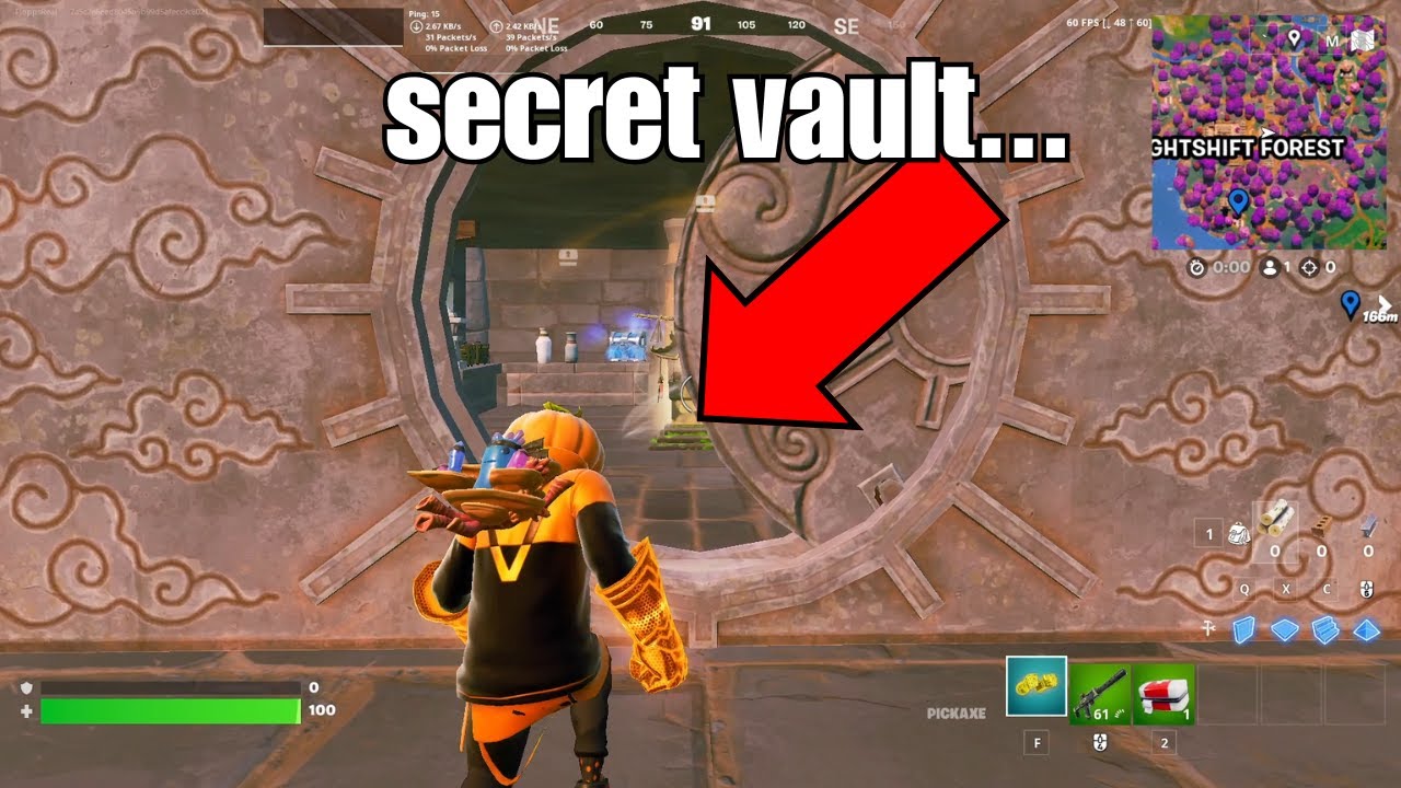 How To Get in Fortnite's *SECRET* Vault... - YouTube