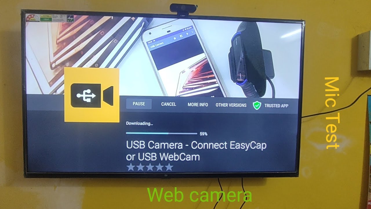 🔥USB Camera EasyCap in Mi TV | Connect Test Mic & Video Quality | Web ...