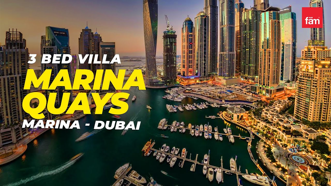 Amazing 3 Bed Villa in Marina Quays, Dubai Marina - Dubai - YouTube