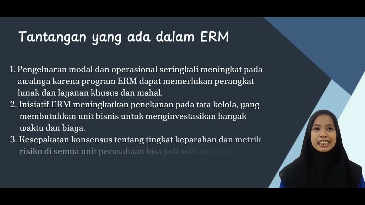Penjelasan materi mengenai ERM DAN IDENTIFIKASI RESIKO (kelompok 5 ...