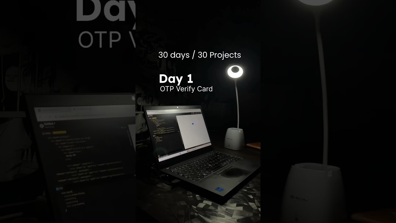 Day 1 30days 30 Projects 100dayschallenge 100daysofcode Webdevelopment Codingshortvideo