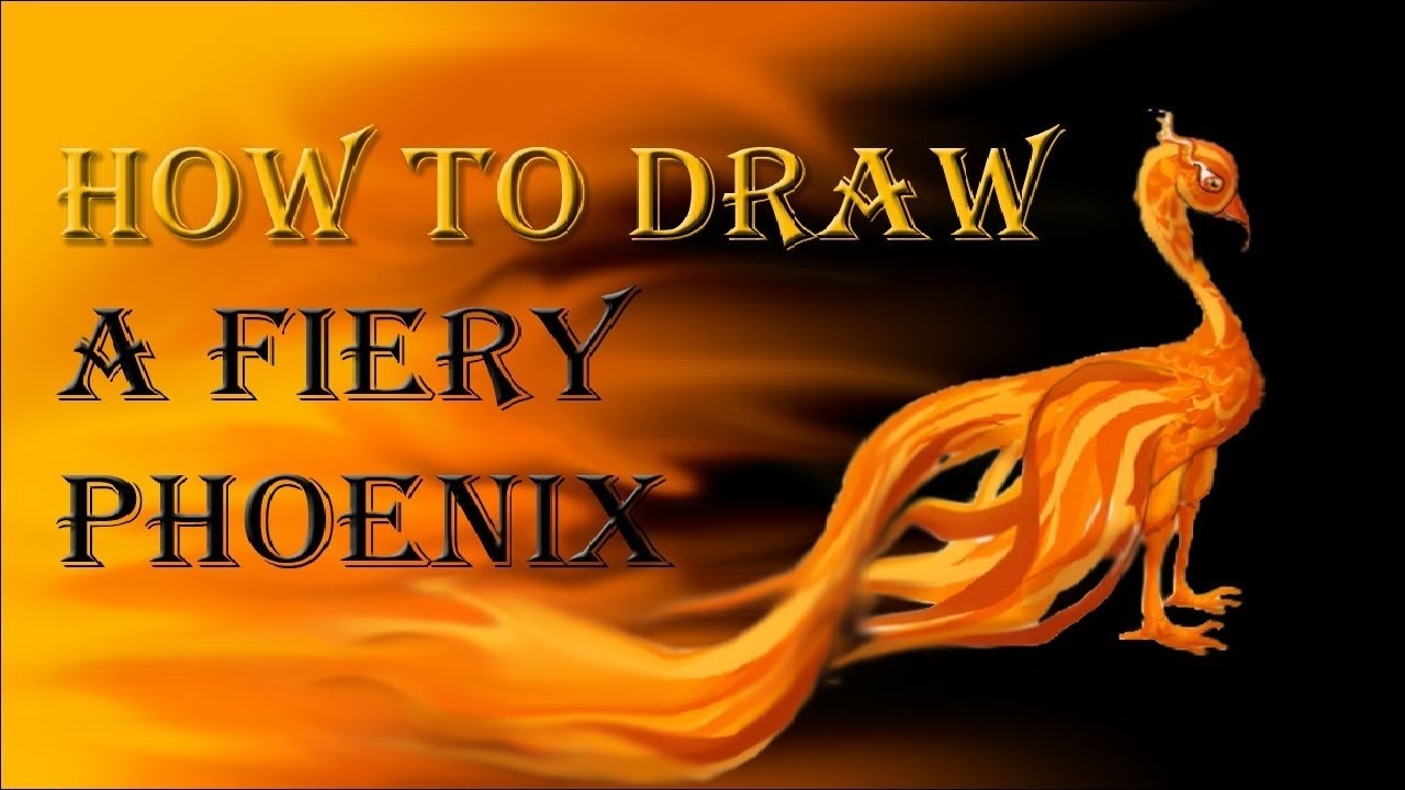 14-draw phoenix with PaperDraw- كيف ترسم عنقاء ببرنامج PaperDraw- como ...