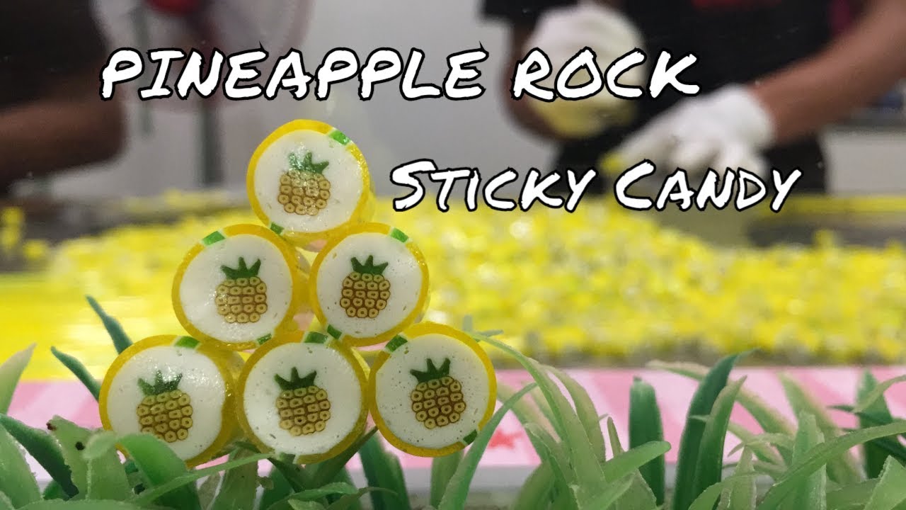 STICKY | PINEAPPLE ROCK, How to Make Sticky Candy, Pineapple Handmade ...