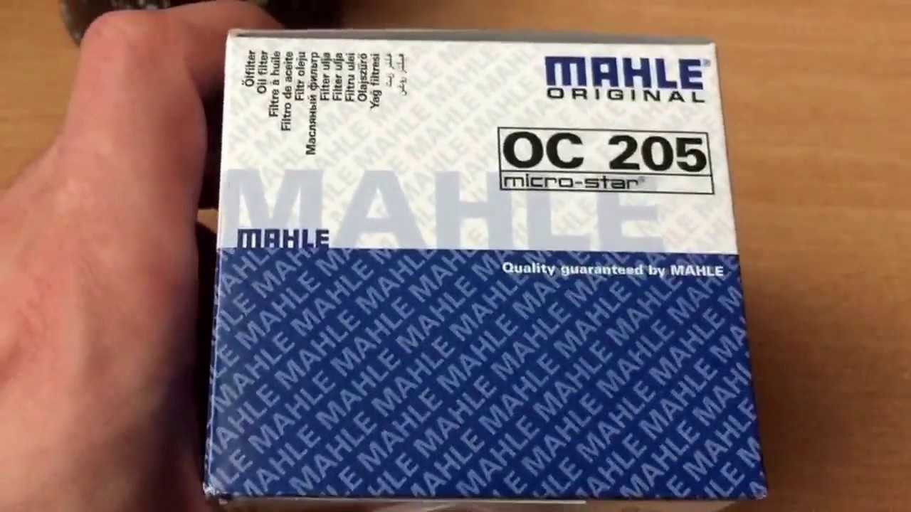 Масляный фильтр Mahle OC 205 - YouTube