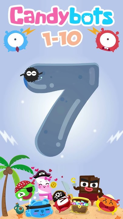 Candybots 123 Numbers Learn To Write Numbers From 1 To 10 Candybots