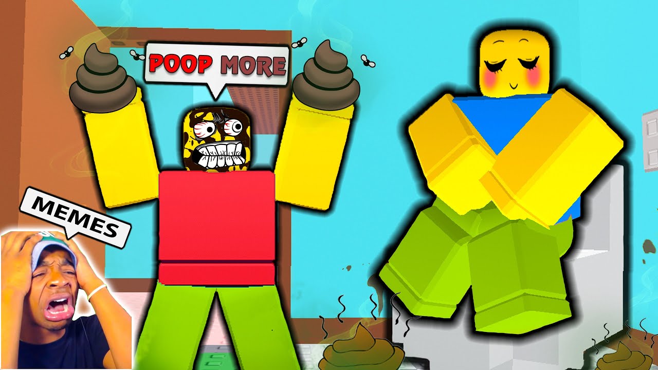 Roblox NEED MORE POOP💩 Funny Moments - ALL ENDINGS | Bacon Strong - YouTube