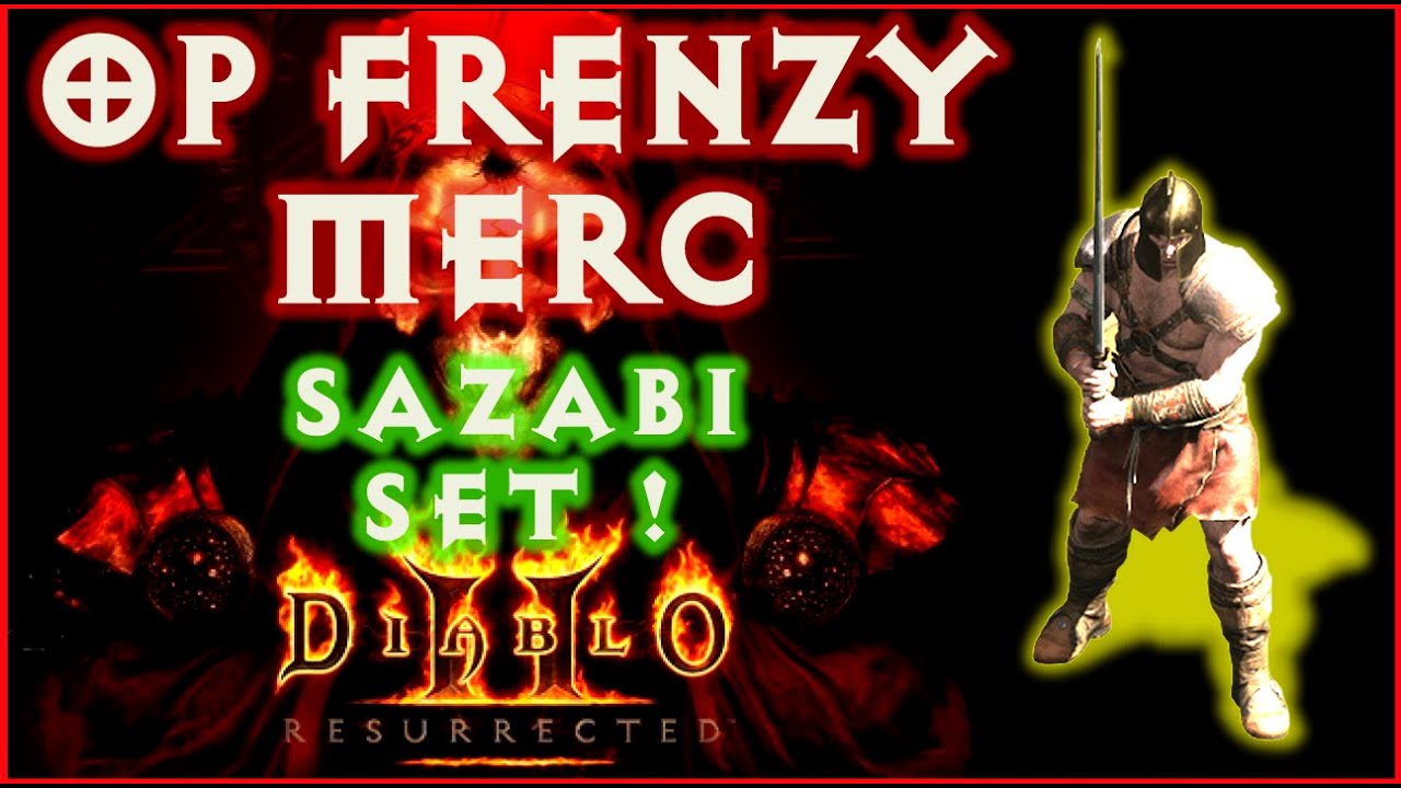 D2R OP FRENZY Act 5 MERC ! Sazabi Set ! - YouTube