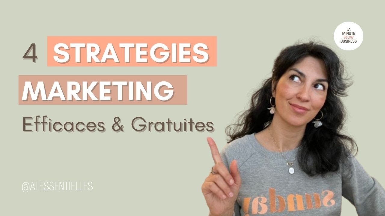 4 stratégies de MARKETING DIGITAL (efficaces et gratuites) pour les ...
