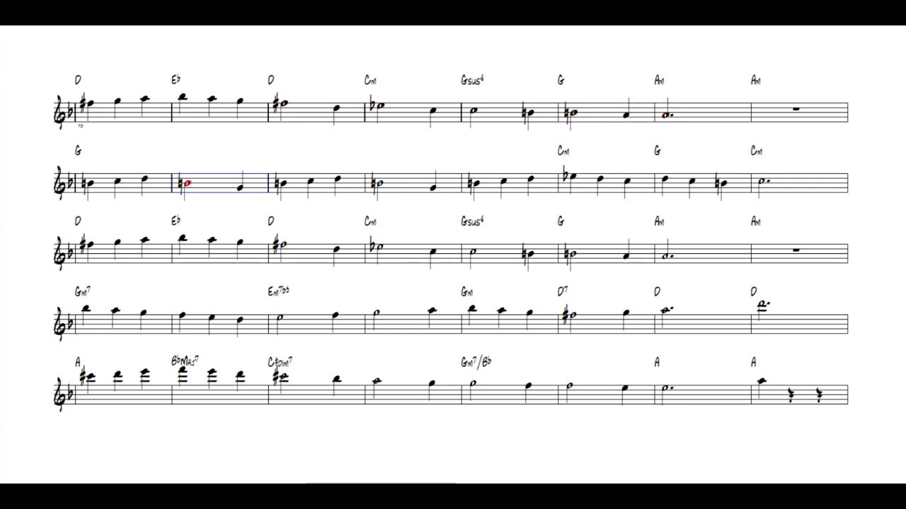 Kürdili Hicazkar Longa - Nota Akor Eşlik - C Instruments ( La ) Chords ...