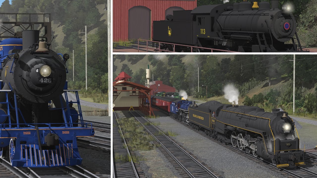 [Trainz: 19] Reading & Northern STEAM through the years - YouTube