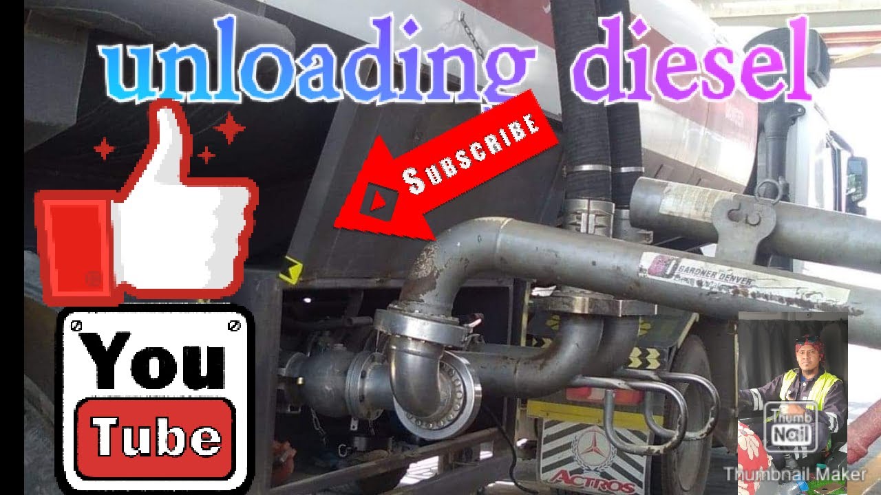 unloading diesel - YouTube
