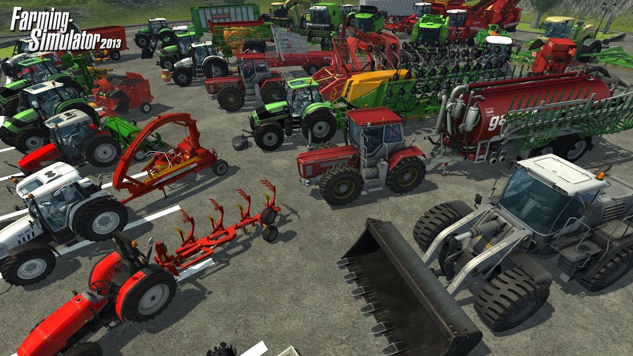 Farming Simulator 2013 - Off-Road Tractor - Gameplay (HD) - YouTube