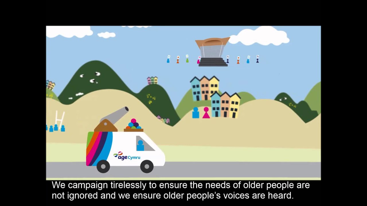 Age Cymru - Delivering for older people with subtitles - YouTube