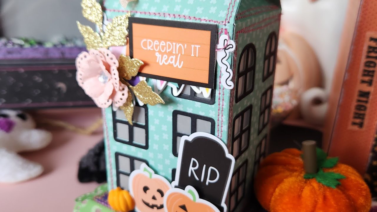 Tutorial: Spooky Lantern Pedestal feat. @ScrapDiva29 - YouTube