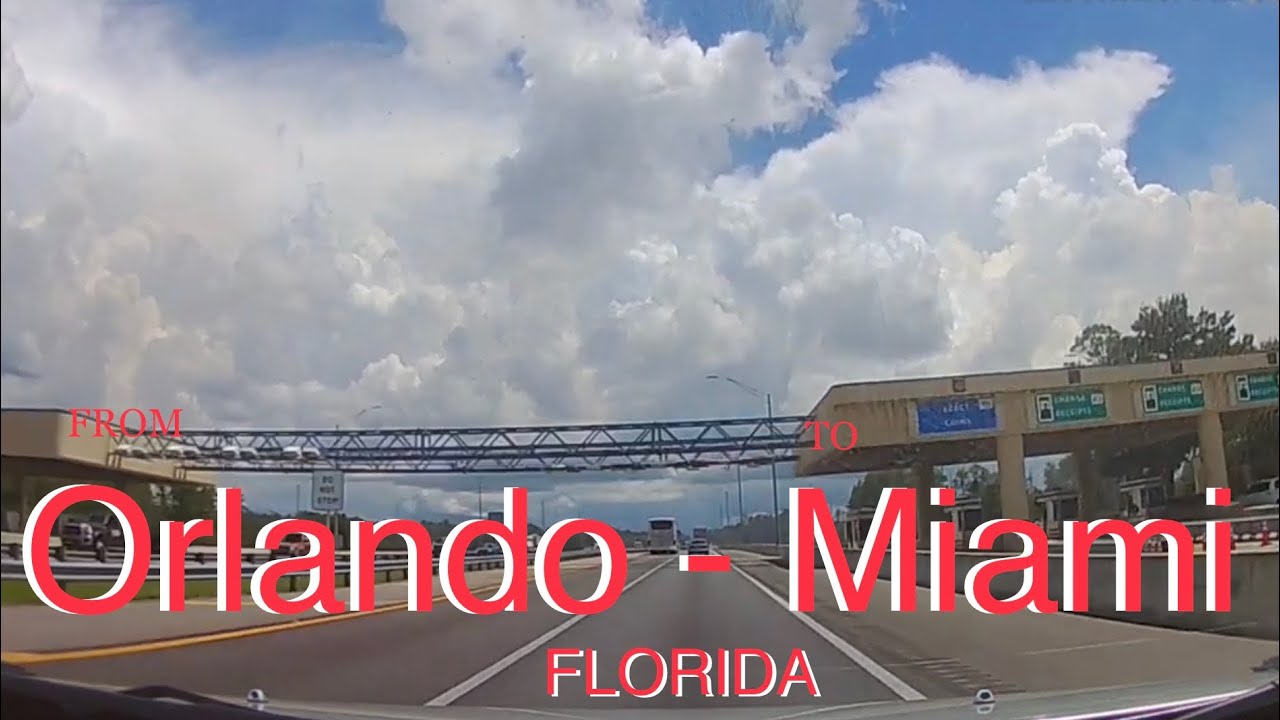 Part 1: Driving from Orlando to Miami Florida - YouTube