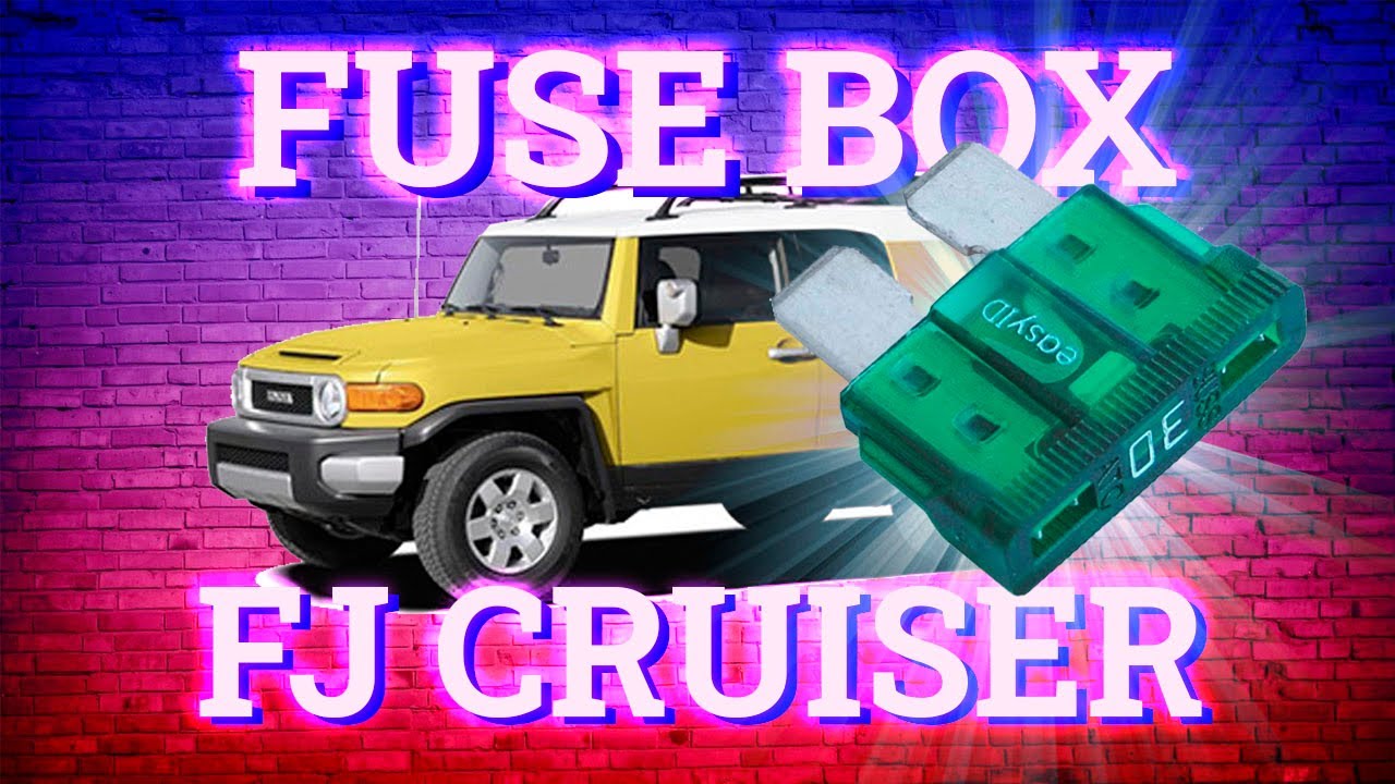 Toyota FJ Cruiser (2006-2017) fuse box diagram - YouTube