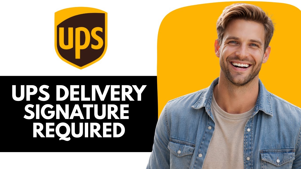 UPS Signature Required and Not Home? | Reschedule Delivery, Authorize ...