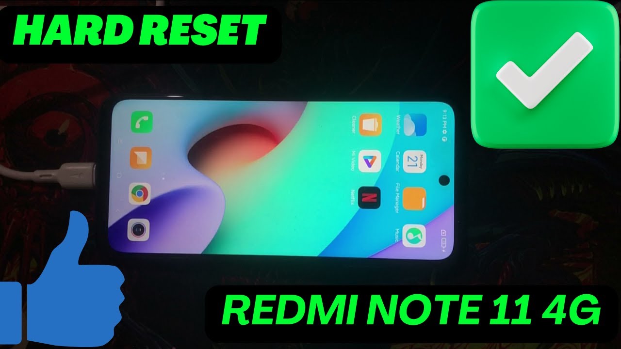 HARD RESET REDMI NOTE 11 4G DONE - YouTube