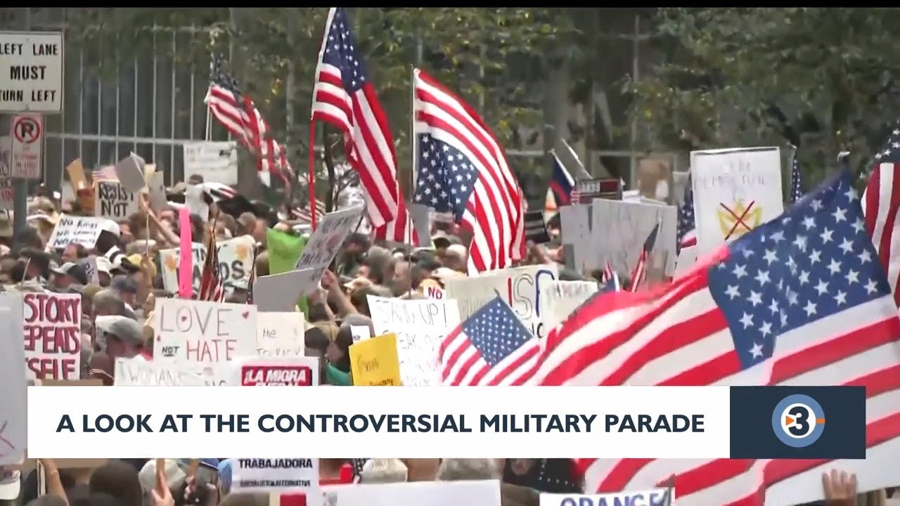 A look at the controversial military parade - YouTube