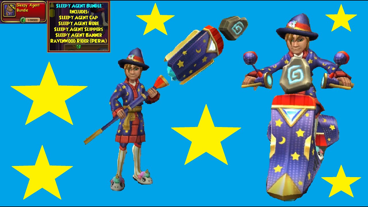 Wizard101 - The Sleepy Agent Bundle (100k Crowns) - YouTube