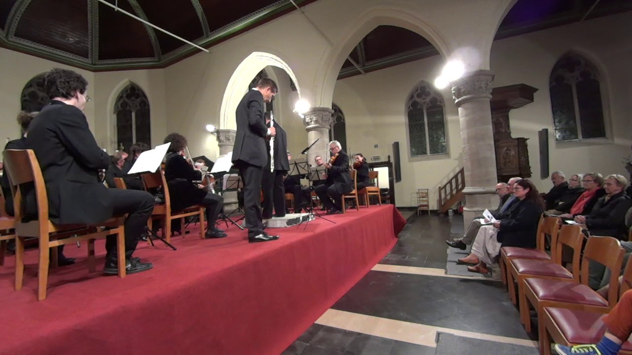 C. P. E. Bach Flute Concerto d minor ré mineur Denis-Pierre Gustin ...