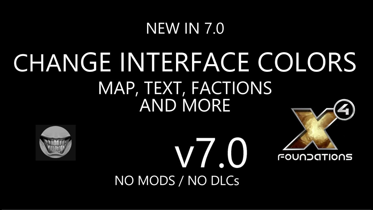 X4 7.0 Changing Colors in Text, Map, Factions, Backgrounds and More ...