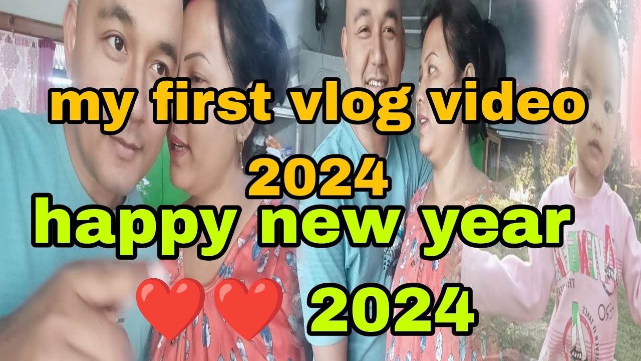 #vlogs my first vlog video 2024🥰 happy new year ‎@manjulibrahma5690 ...