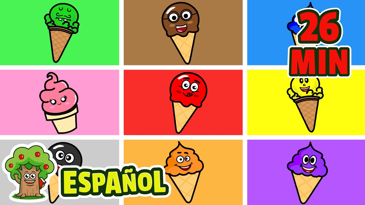 Helados, Colores Y Más Canciones Infantiles | El Árbol del Español ...