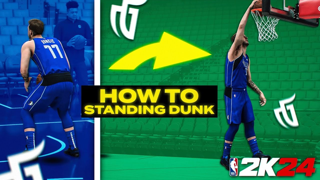 Glitchy Stand Dunk in 2K24 - YouTube