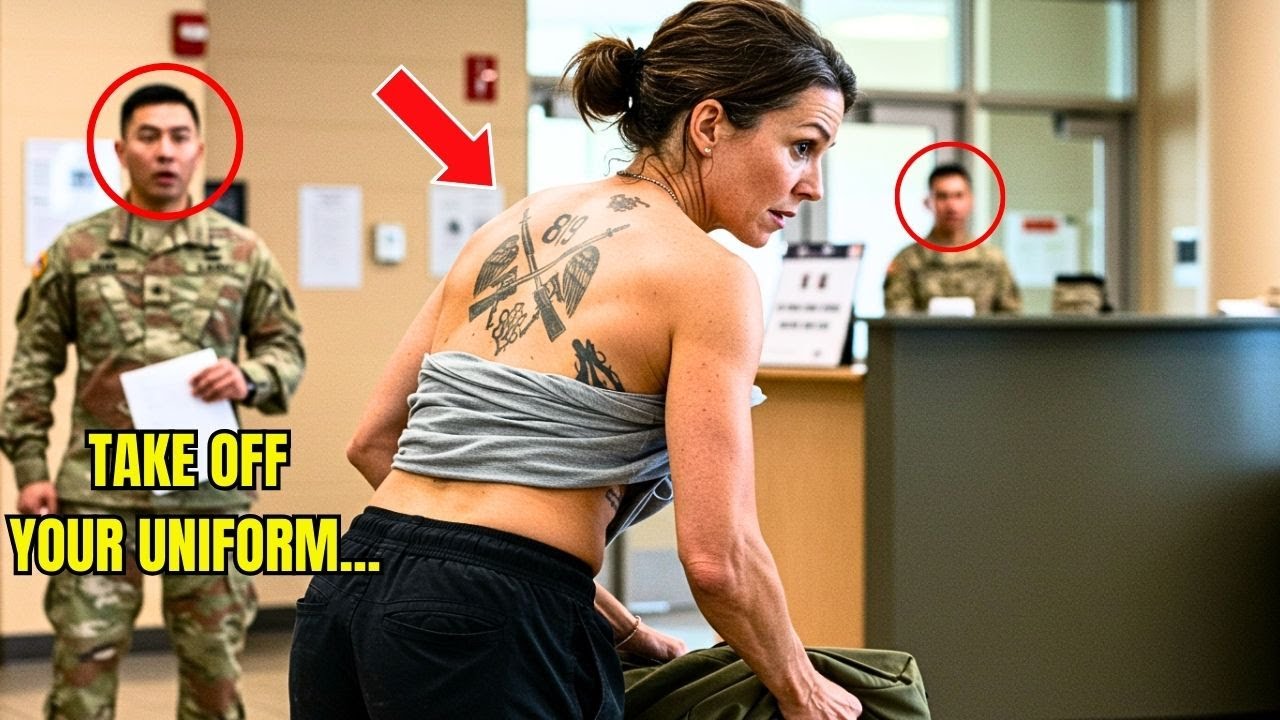 They Ordered Her to Remove the Uniform — Then Froze at the Tattoo Even the General Feared - YouTube