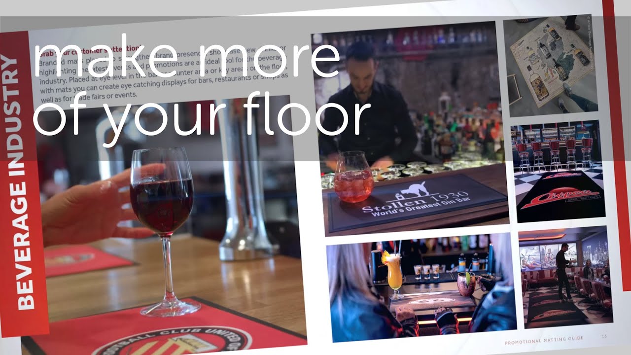 Promotional Ideas | Kleen-Tex Custom Printed Advertising Mats - YouTube
