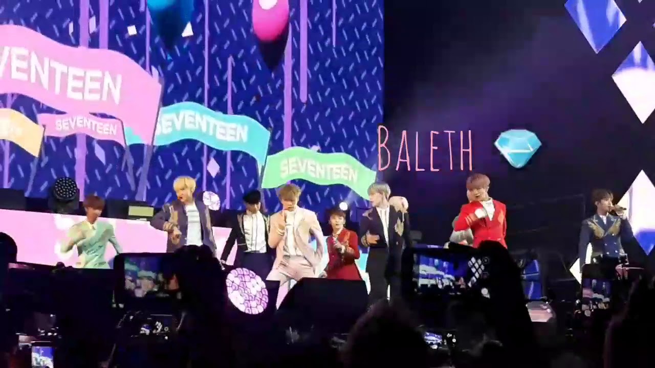 171006 Seventeen Diamond Edge in Manila - Pretty U cut - YouTube