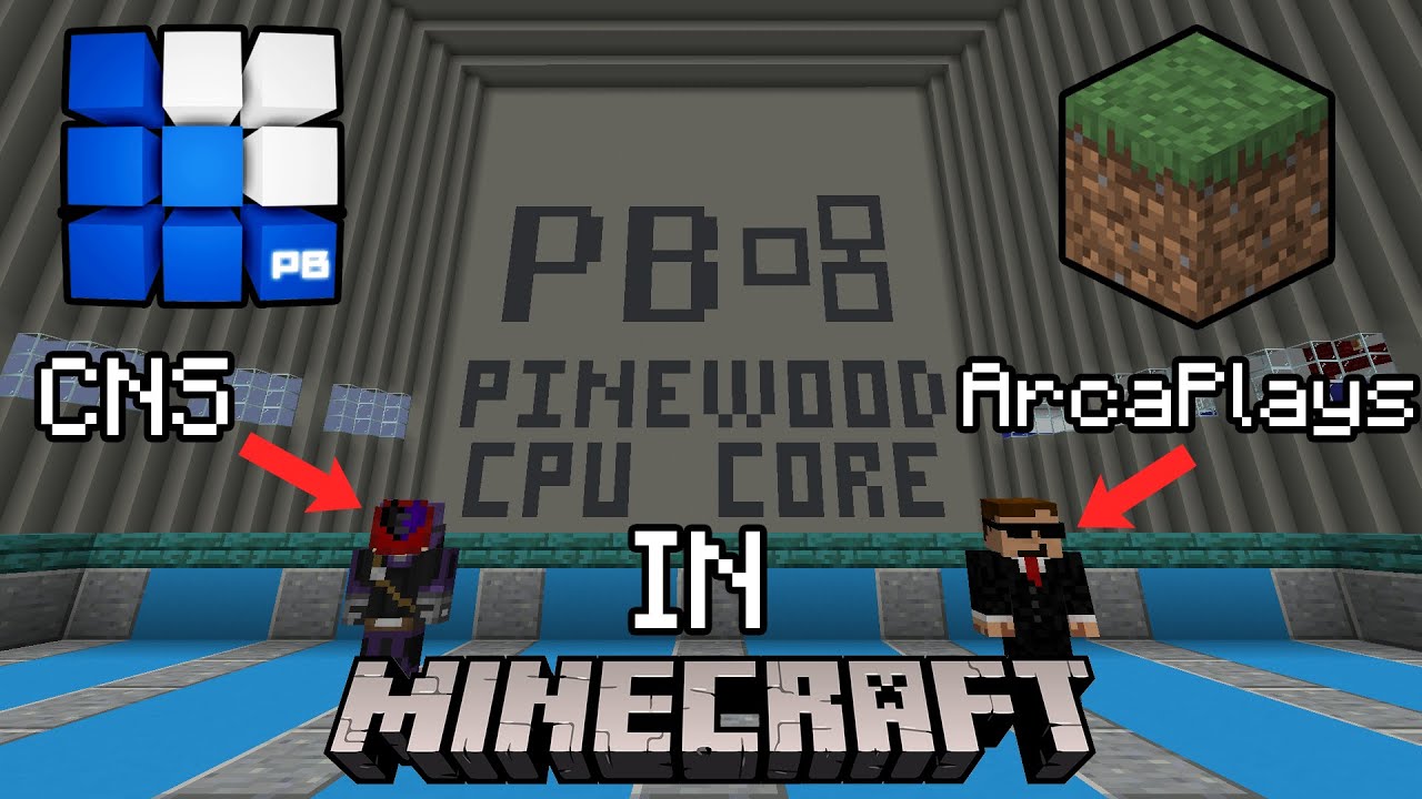 Pinewood Computer Core... but in MINECRAFT?! (ft. CNS) - YouTube