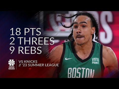 Dalano Banton 18 pts 2 threes 9 rebs vs Knicks 2023 Summer League - YouTube