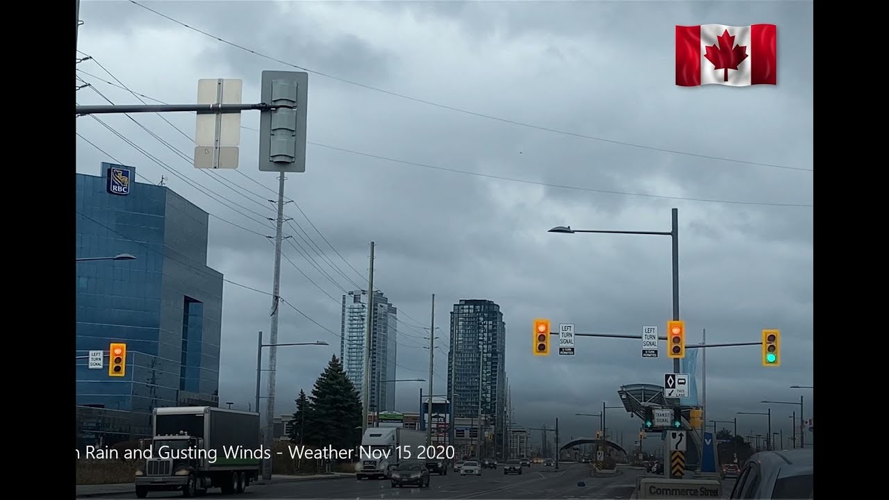 Extreme windy - Toronto Vaughan Rain and Gusting Winds - Weather Nov 15 ...