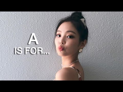 LEARN THE ALPHABET WITH BLACKPINK'S JENNIE (김제니) - YouTube