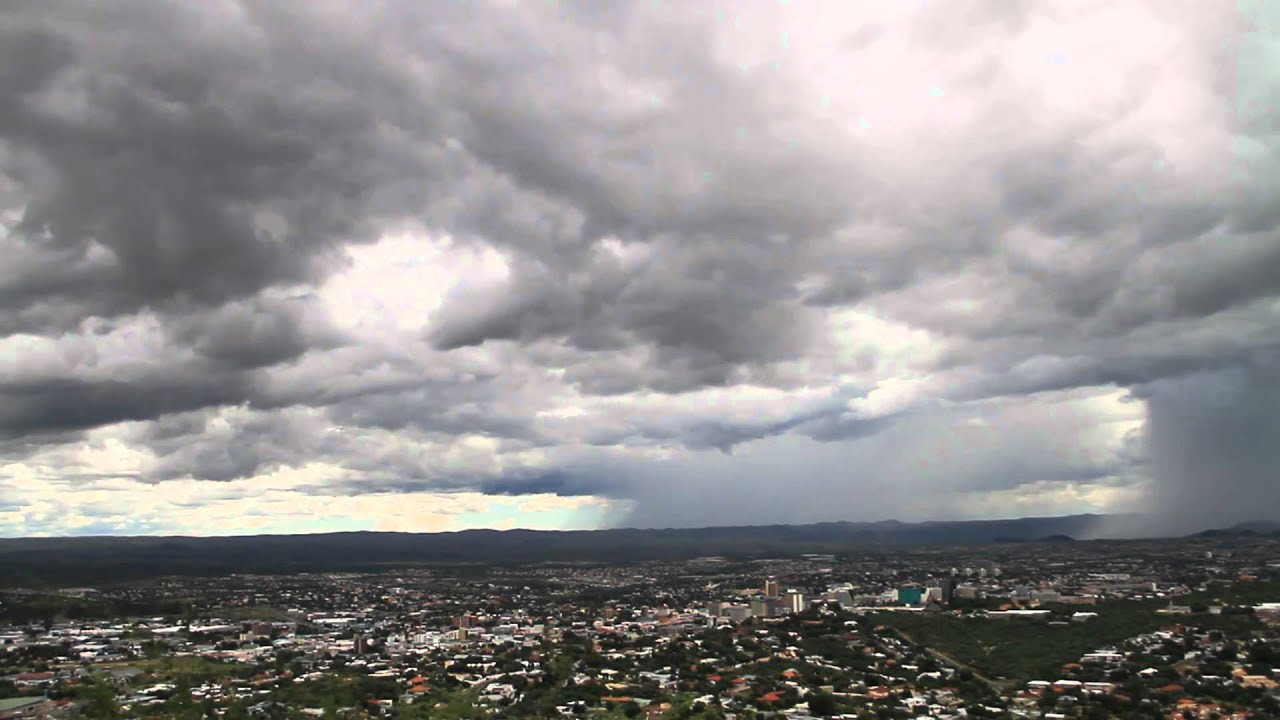 Rain over Windhoek, Namibia 05/01/2011 - YouTube