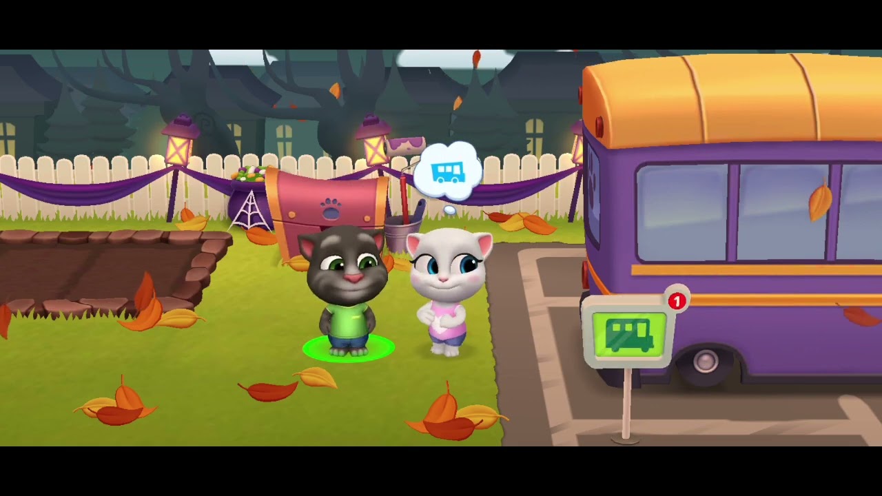 tom an gril tom bus video new cartoon bili - YouTube