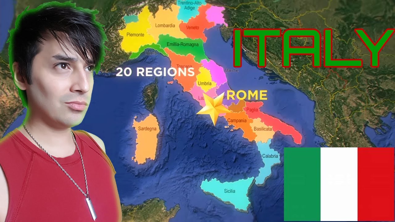 U.S. American Texan reacts to Geography Now! | Italy - YouTube