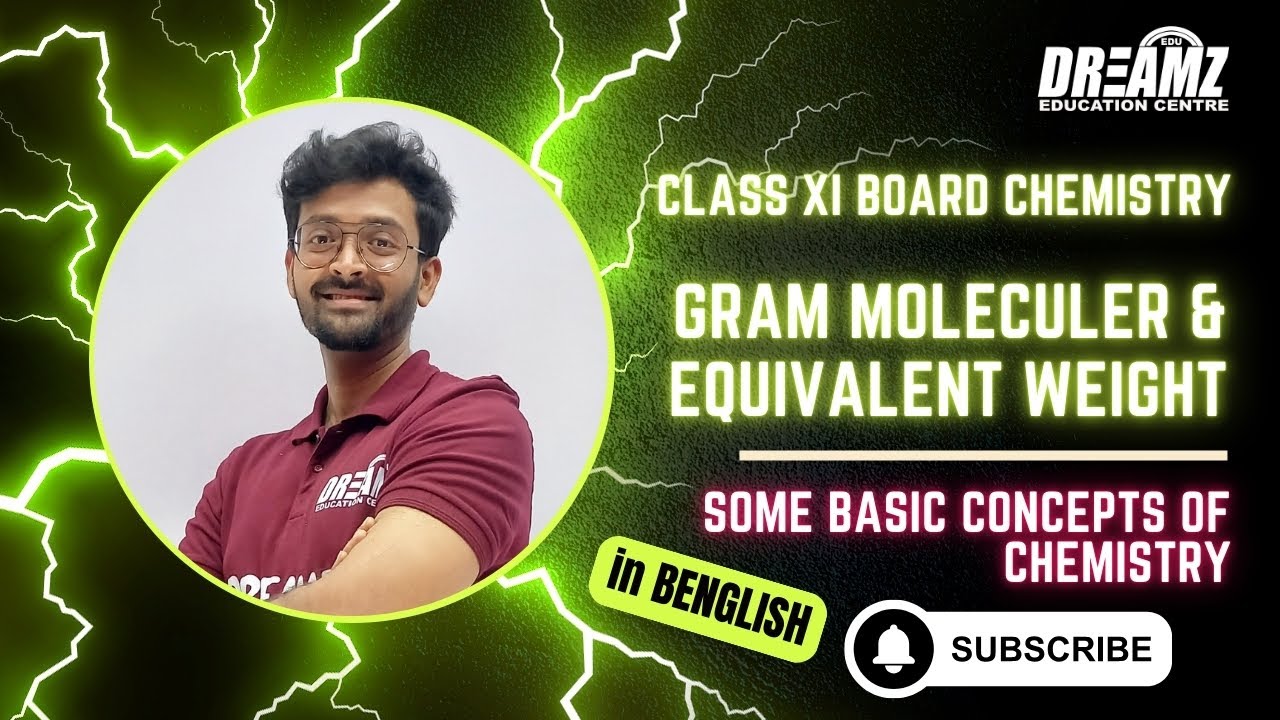CHEMISTRY Class of Basic Concepts [Lesson 7] on Gram Molecular ...
