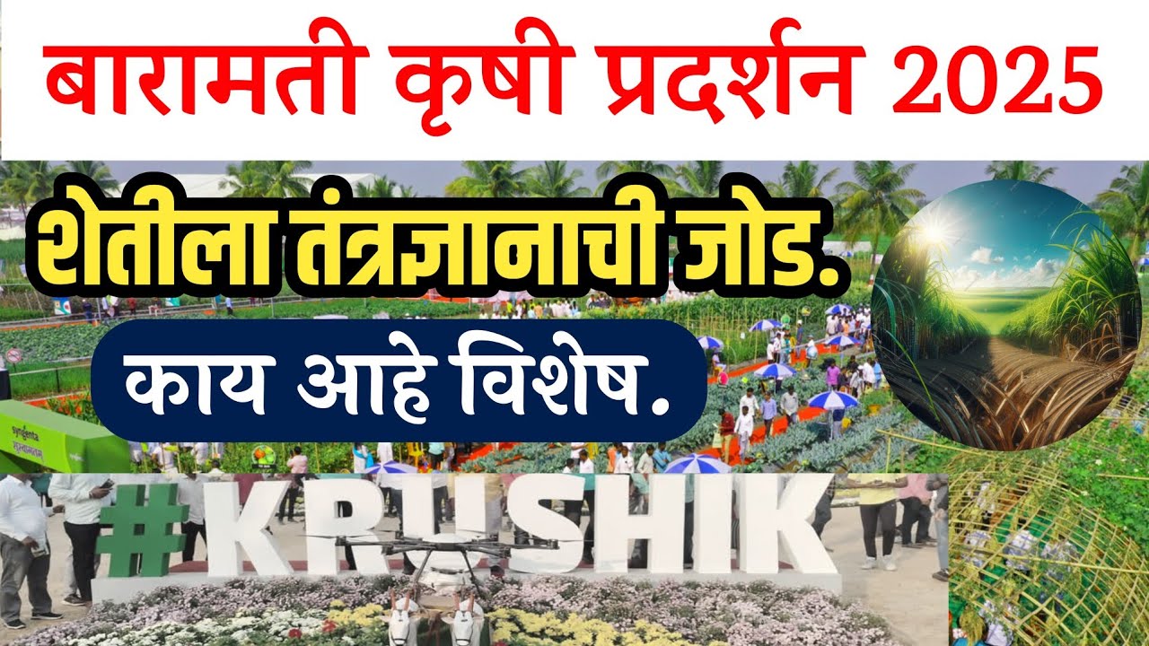baramati krushi pradarshan 2025 बारामती कृषी प्रदर्शन 2025 Krushik ...
