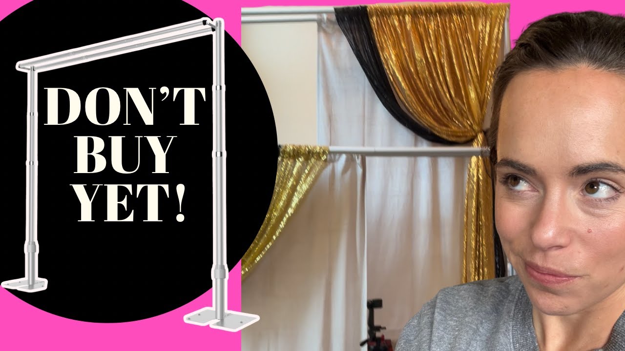 Balloon Artists: Should You Buy This Heavy-Duty Pipe & Drape? - YouTube