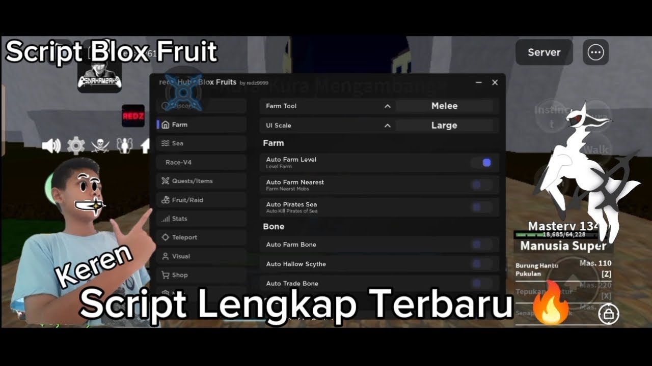 Script Lengkap Keren Terbaru 🔥 Executor Arceus x Neo Roblox Blox Fruit ...