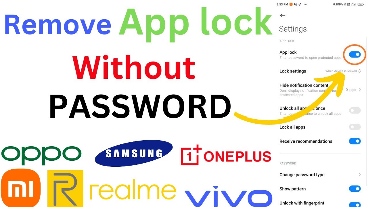 HOW TO REMOVE APP LOCK WITHOUT PASSWORD How To Open Unlock System HOW TO REMOVE APP LOCK WITHOUT PASSWORD How To Open Unlock System