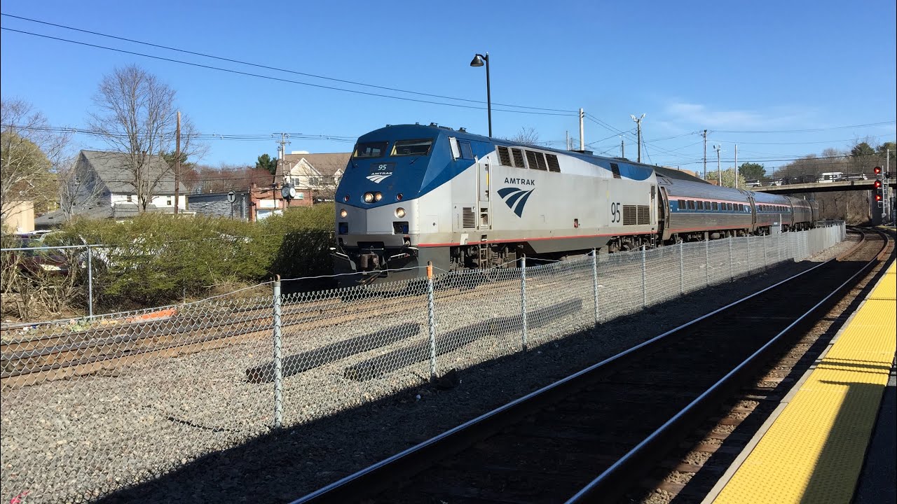 MBTA Lowell & Haverhill Line Trains at Wilmington (April 26, 2024 ...