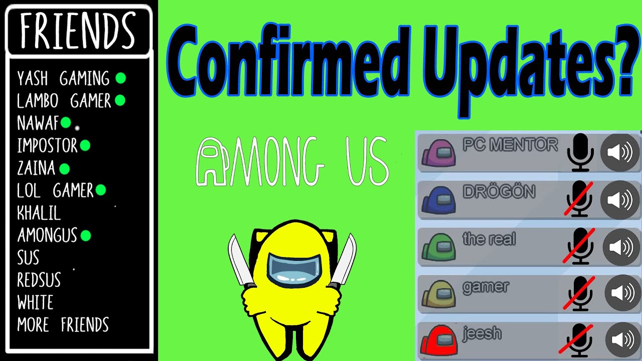 NEW *CONFIRMED* Updates Coming to Among Us Soon! Among us new map - YouTube