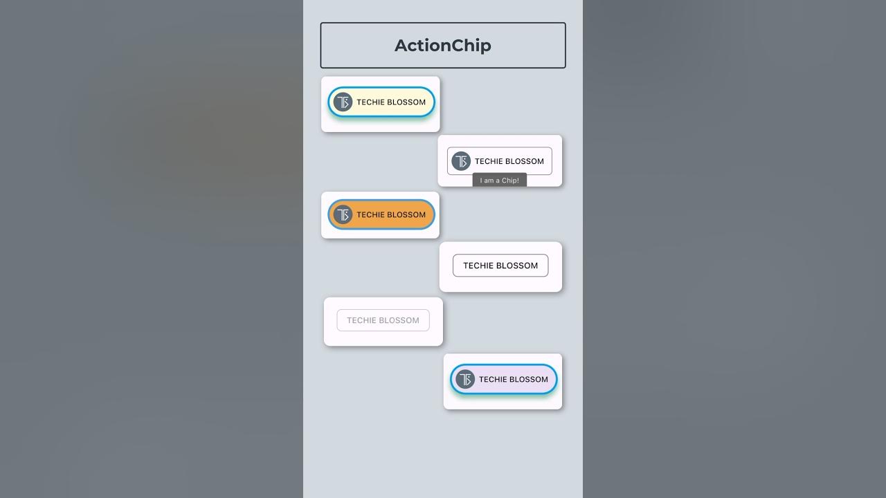 04 - ActionChip | #flutter #widgets - YouTube