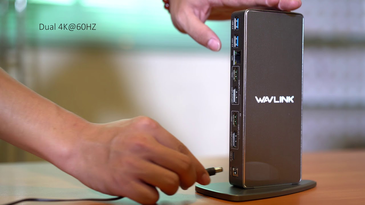Wavlink UG69DK7 5K Docking station - YouTube